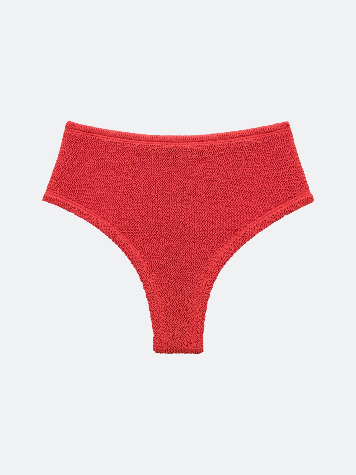 BALBOA HIGH WAISTED BIKINI BOTTOM - RUBY – ELYSIIAN