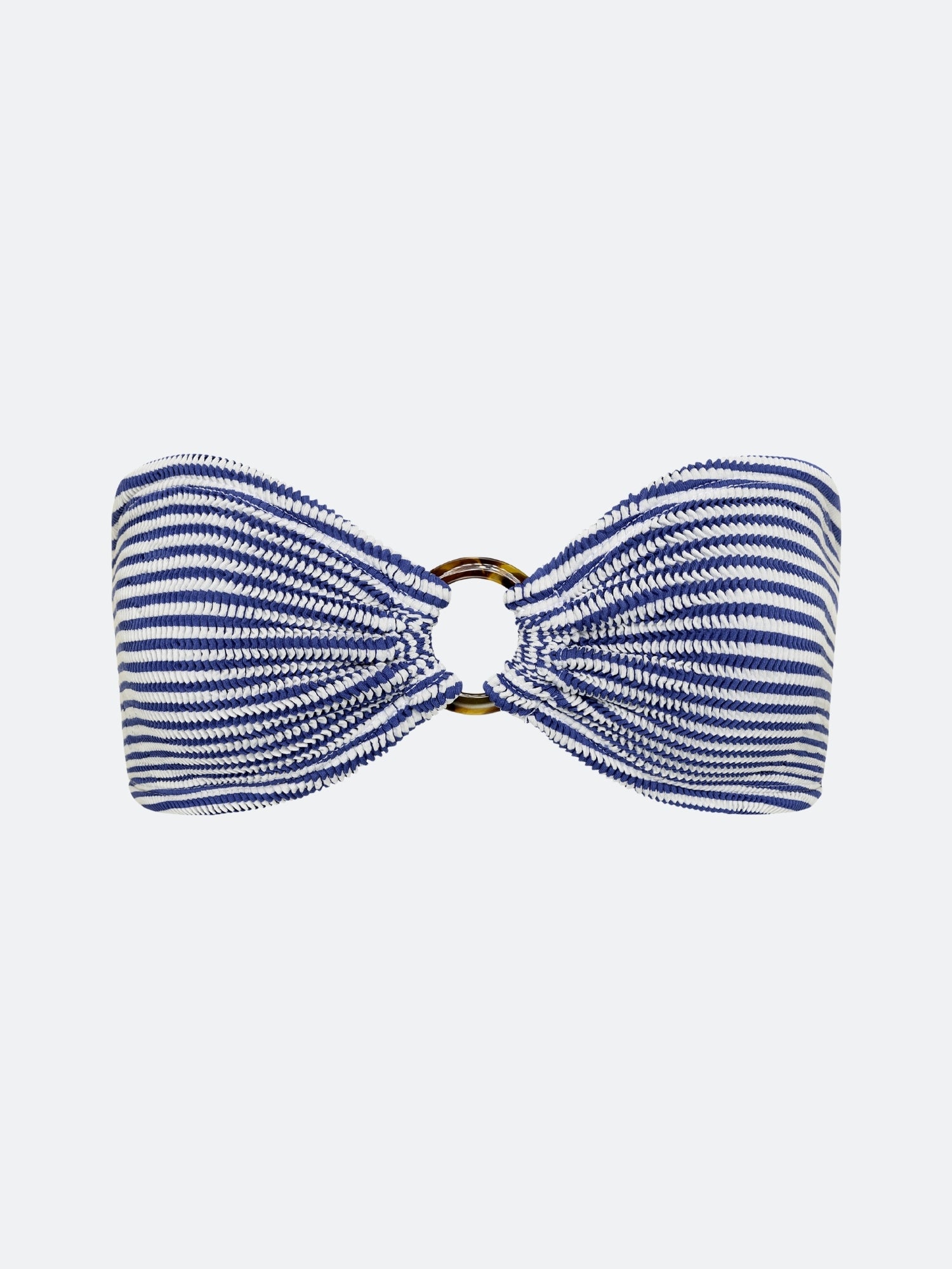 BALBOA O-RING BIKINI TOP - BLUE STRIPED – ELYSIIAN