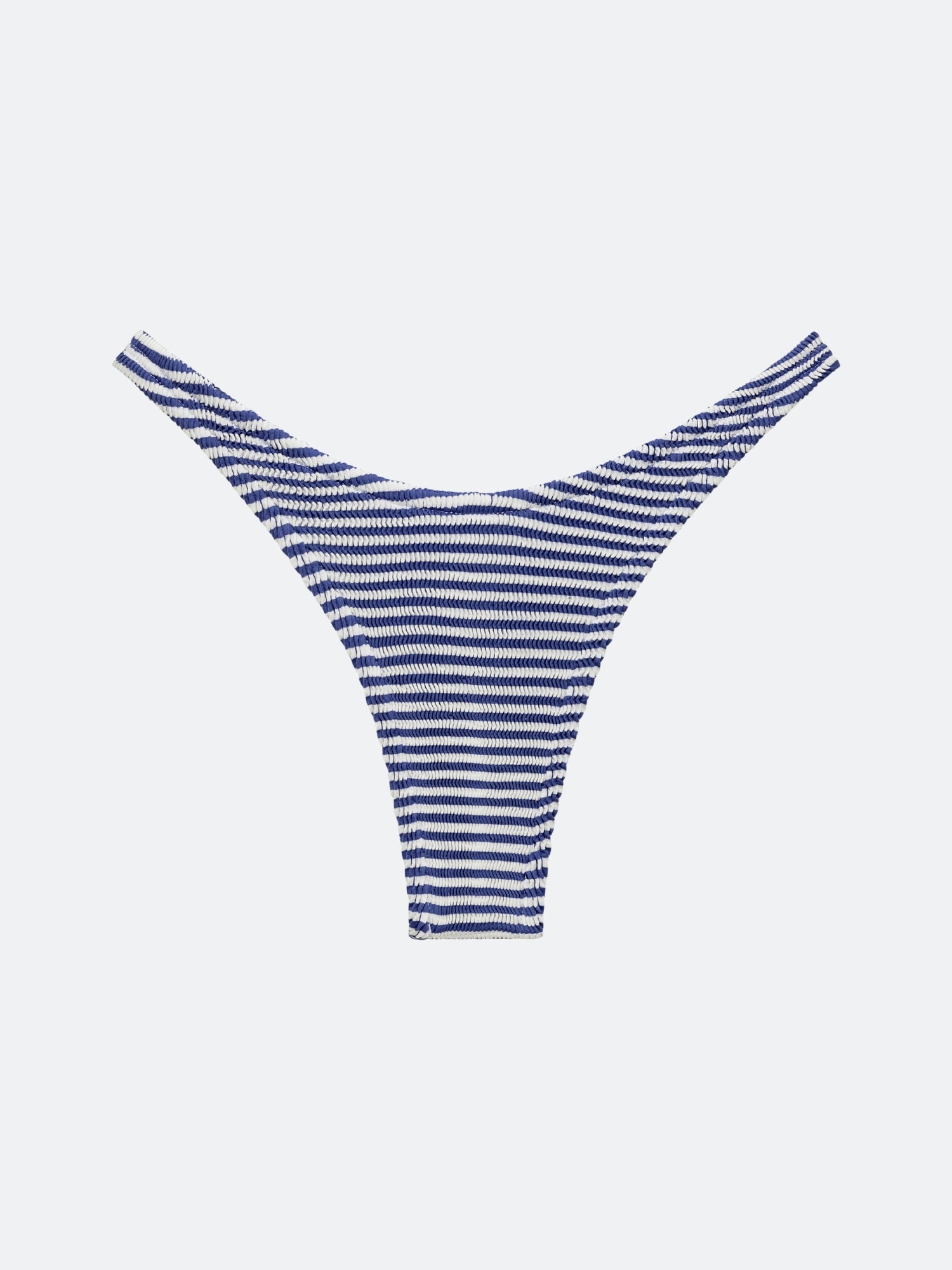 BALBOA CHEEKY BIKINI BOTTOM - BLUE STRIPED – ELYSIIAN