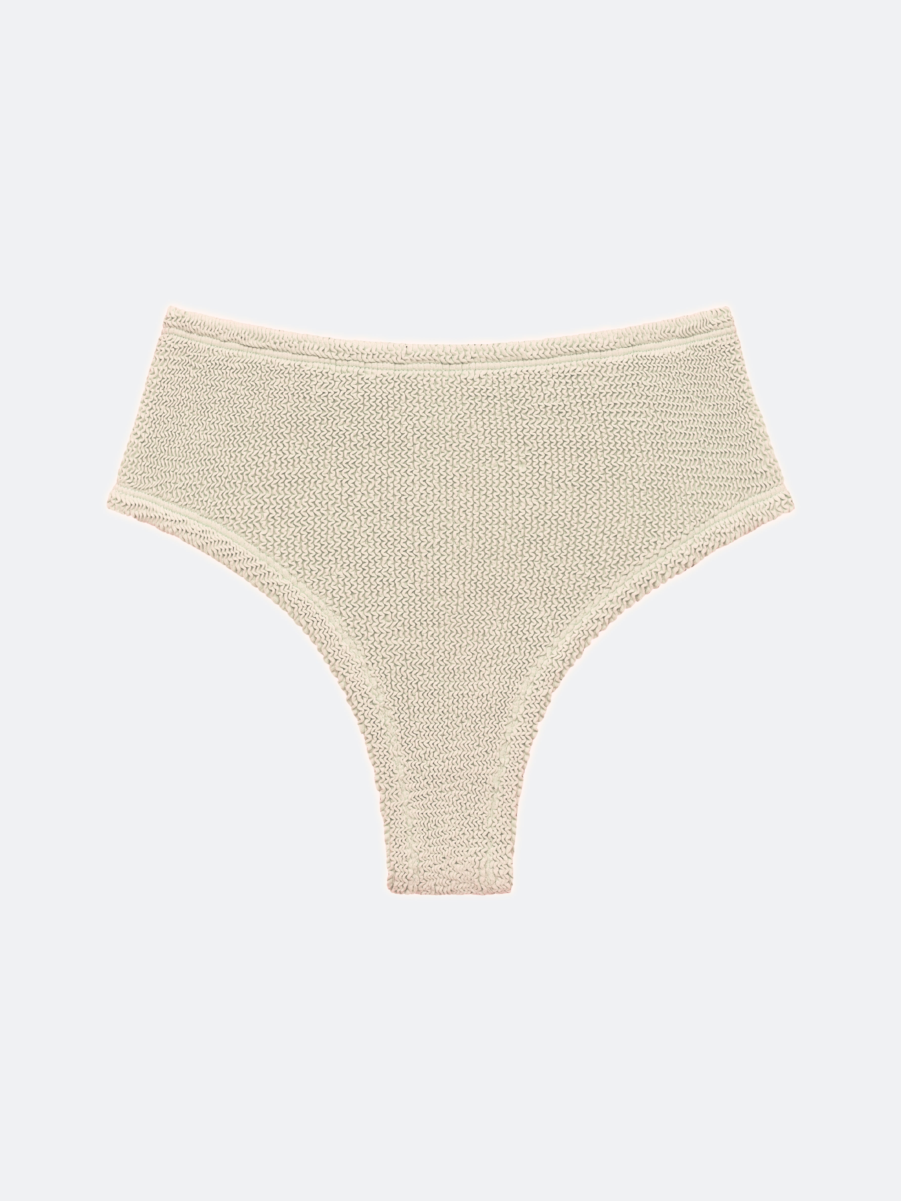 BALBOA HIGH WAISTED BIKINI BOTTOM - SAND – ELYSIIAN